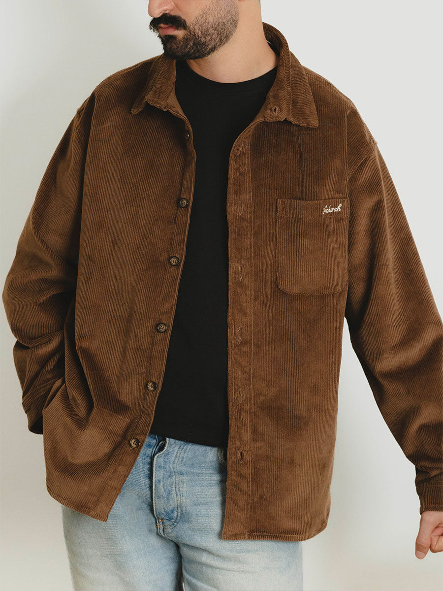 Surchemise Gatifa Marron – Achirah